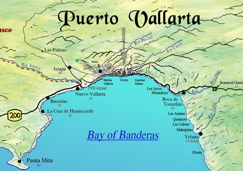 Punta Mita Map